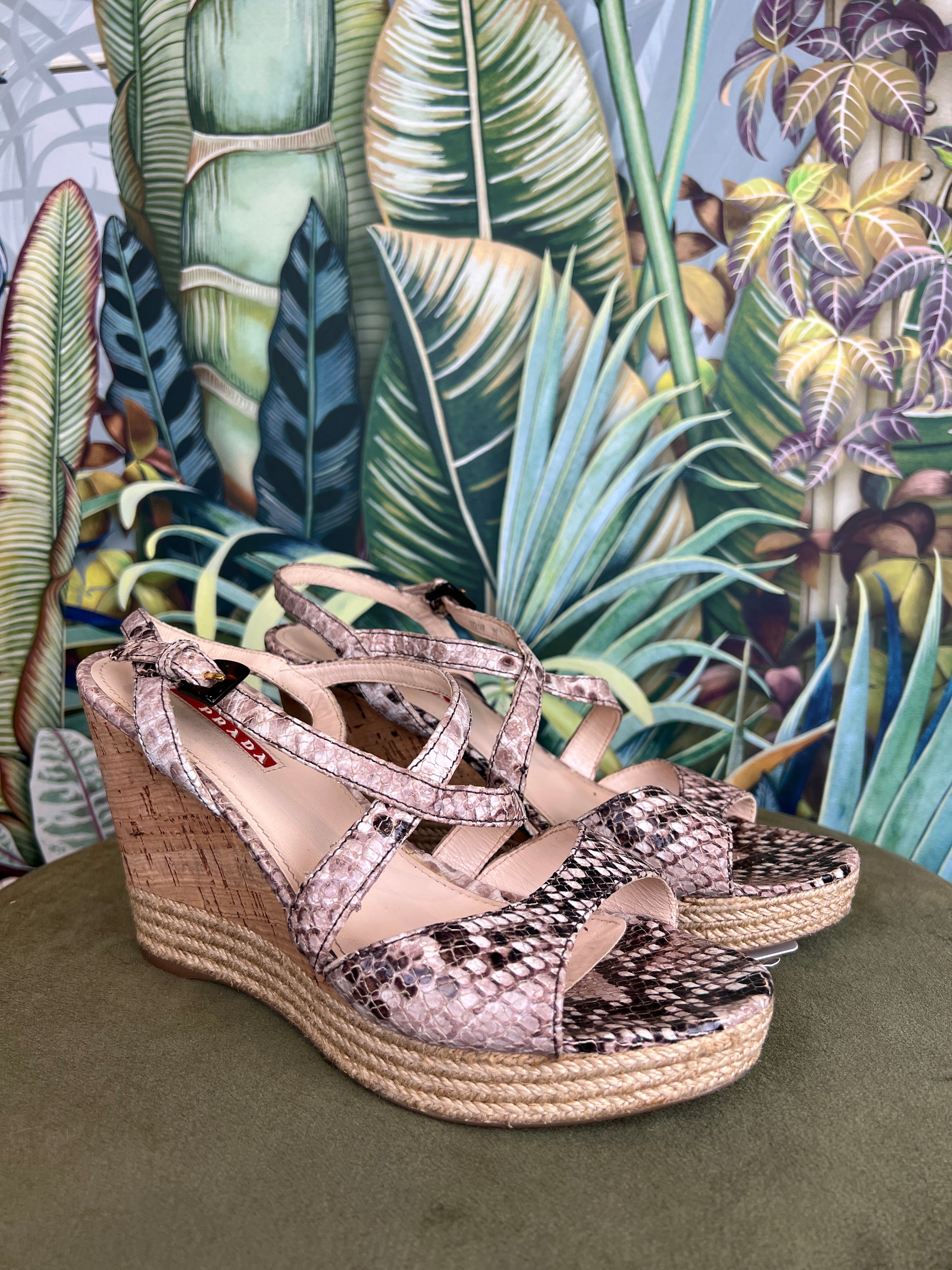 Prada wedge snake – A Piece Lux